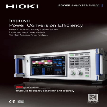 PW6001E18_power analyser for multile machine | PDF