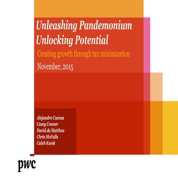 PwC Challenge Case Competition 2015 | PPT