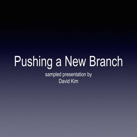 Pw code push workflow | PPT