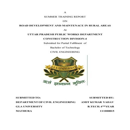 Road Development and Maintenance of Rural Areas | DOCX