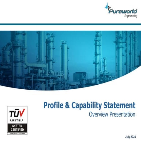 PWE July 2024 High Value Engineering company presentation | PPT