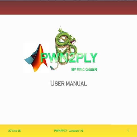 PWN2PLY user manual | PPTX