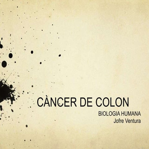 Pwp càncer de colon | PPTX