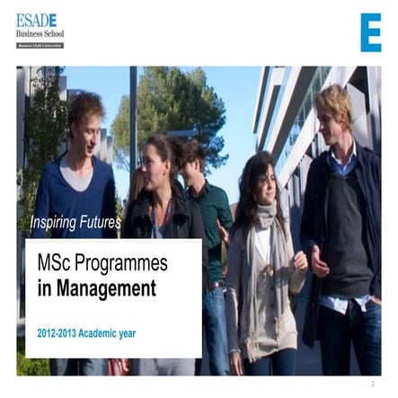 MSc Programmes in Management | PPT