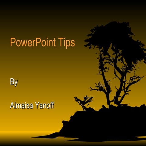 PowerPoint Tips | PPT