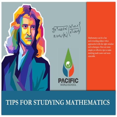 TIPS FOR STUDYING MATHEMATICS | PPT