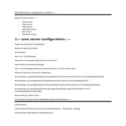 Pxe Boot Configuration In Rhel5 Pdf