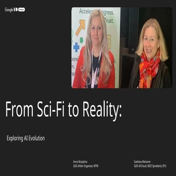 From Sci-Fi to Reality: Exploring AI Evolution | PPTX