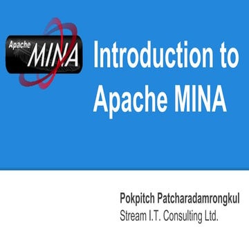 Introduction To Apache Mina Ppt