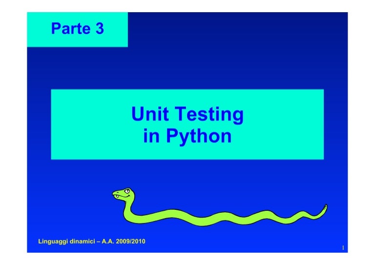 Py A1 Python Unit Testing