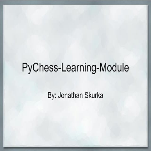 Py chess learning-module | PDF