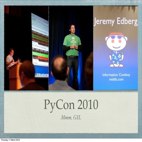 PyCon 2010 | PDF | Programming Languages | Computing