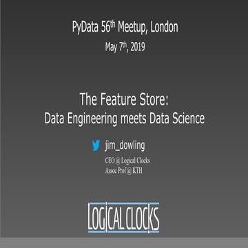 Pydata Meetup Feature Store For Hopsworks And Ml Pipelines Ppt