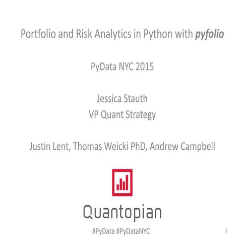 Pydata Nyc 2015 Ppt