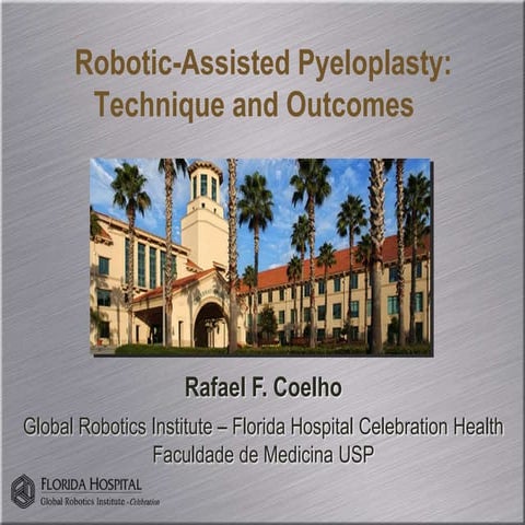 Robotic-Assisted Pyeloplasty | PPTX
