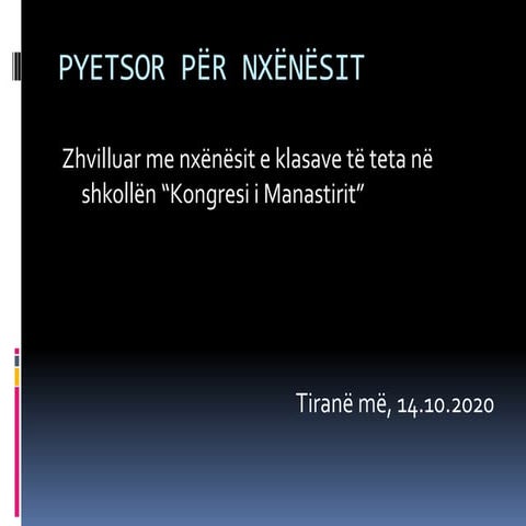 Pyetsor bullizmi | PPT