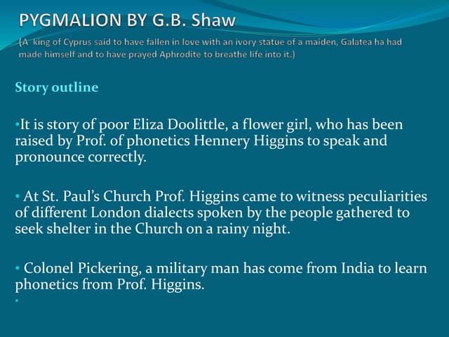 Pygmalion Research Paper | PDF