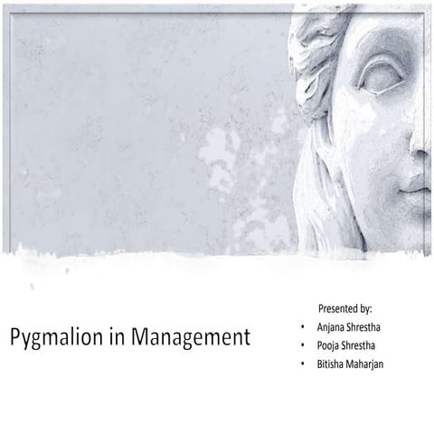 Pygmalion effect | PPTX