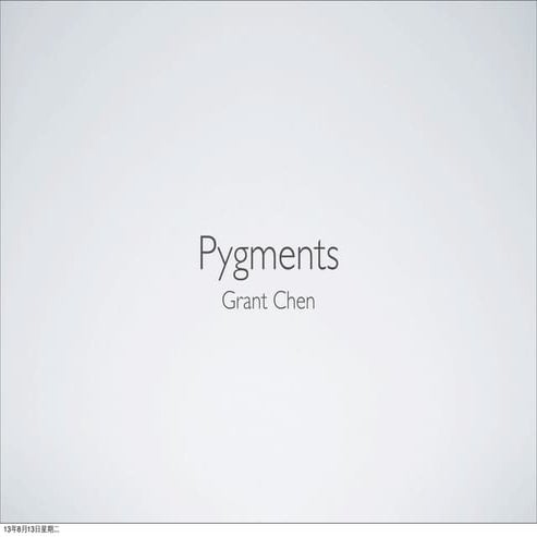Pygments | PDF | Web Development | Internet