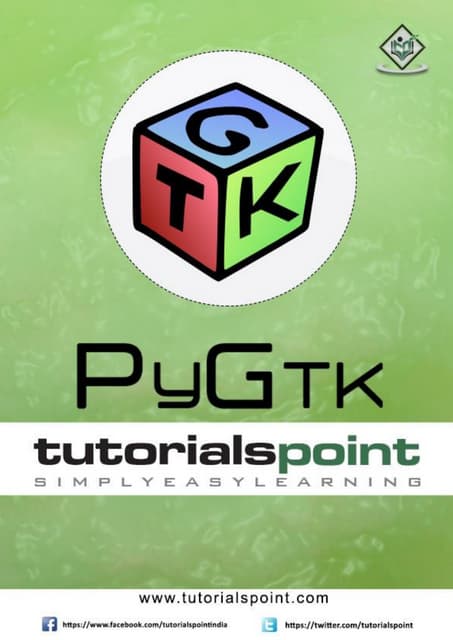 Pygtk tutorial | PDF Pygtk tutorial | PDF