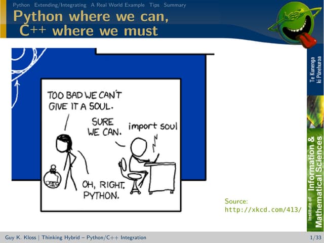 Thinking Hybrid Pythonc Integration Ppt
