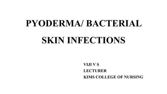 Infectious dermatoses-Pathology | PPT