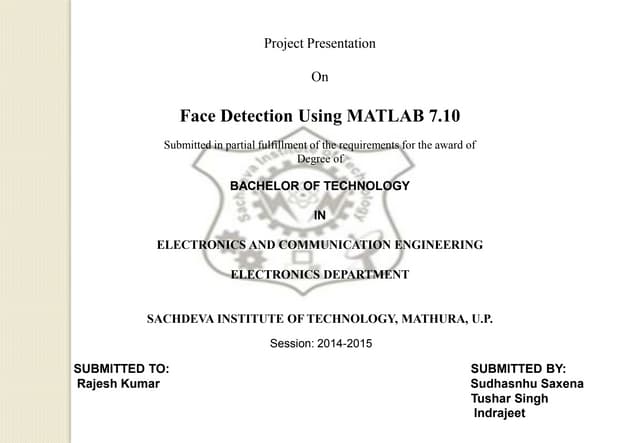 Smart Voting System with Face Recognition | PPTX
