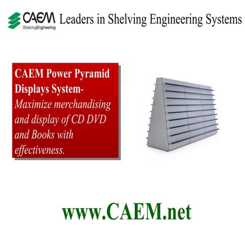 CAEM Power Pyramid Displays System-Maximize merchandising and display ...