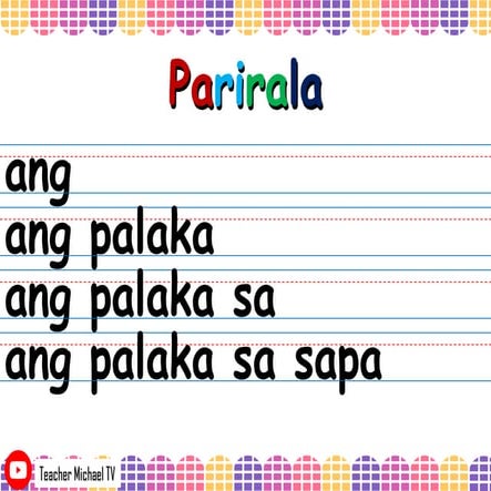 Pagsasanay sa Pagbabasa sa Filipino Grade 1.pptx