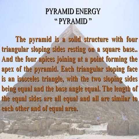 Pyramid energy | PPT