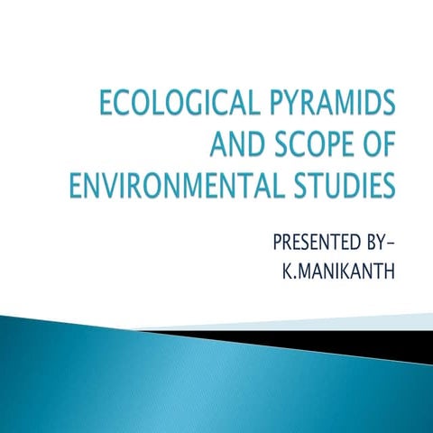 Ecological pyramids ppt | PPTX