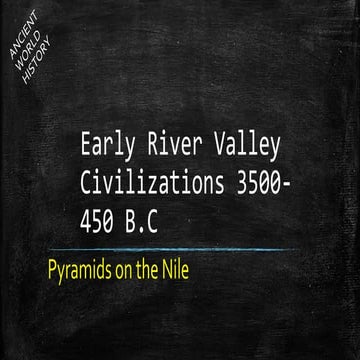 Pyramids on the nile | PPTX
