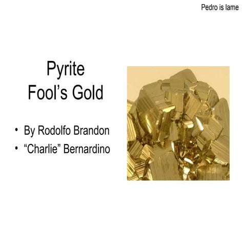 Pyrite | PPT