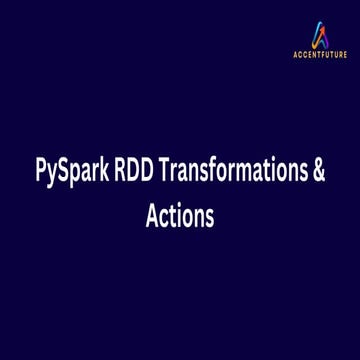 Best PySpark Online Training | Apache PySpark Course | PPT