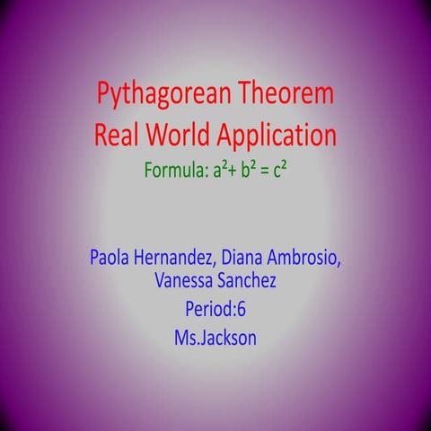 Pythagorean theorem | PPT