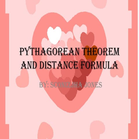 Pythagorean theorem and distance formula | PPTX