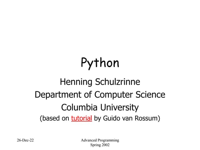 Design For Ppt Of Python Projects Python Concepts