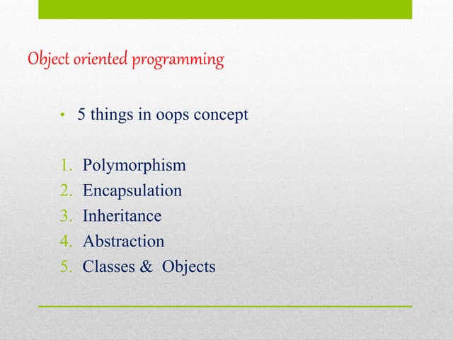 Python - Object Oriented Programming .pptx