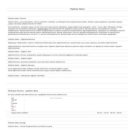Python Ders Pdf 6747