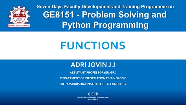 Python Functions Azure Jupyter Notebooks Ppt 4079