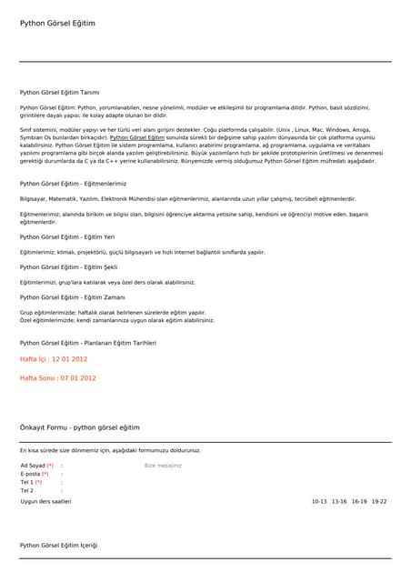Python gorsel-egitim-seti | PDF