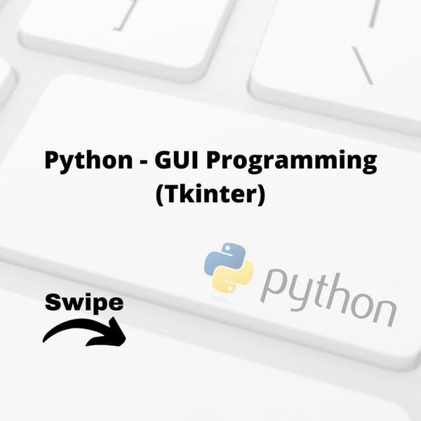 Python GUI Programming