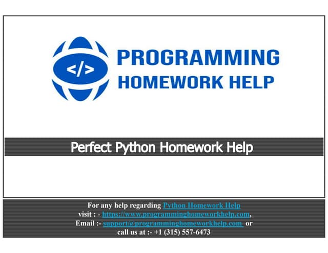Python Homework Sample Ppt Free Download