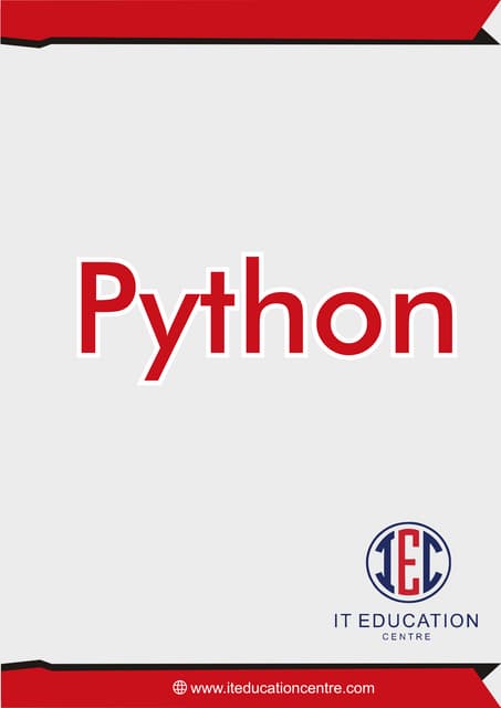 Python Programming Language Ppt