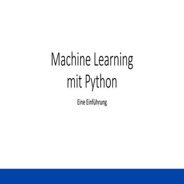 Python Bootcamp - Grundlagen | PPTX