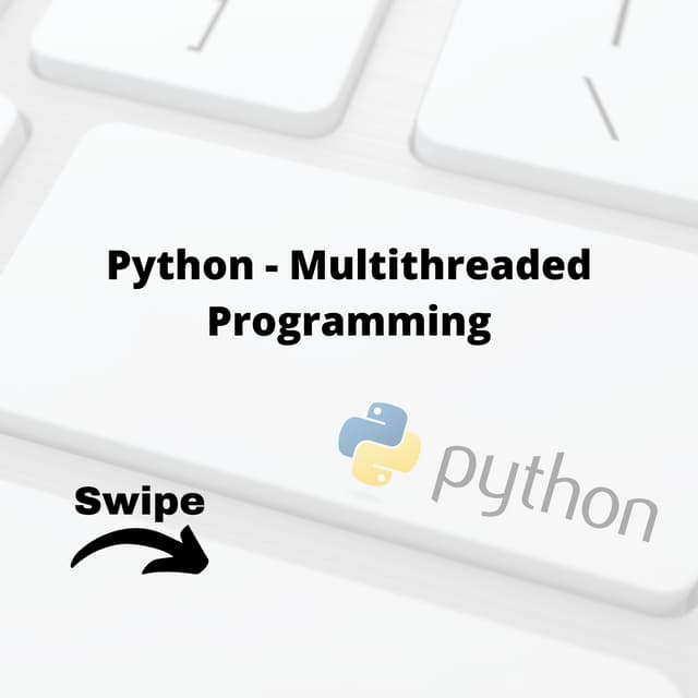 Python multithreaded programming | PDF Python multithreaded programming | PDF
