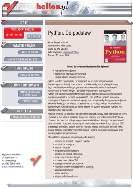 Programowanie. Od podstaw | PDF | Programming Languages | Computing