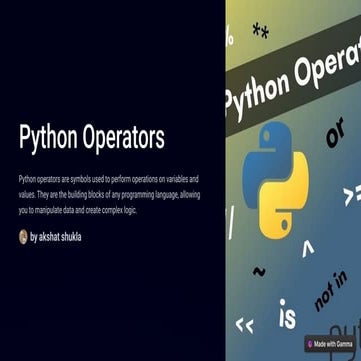 Python High Level Programming Language Ppt