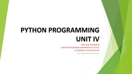Python programming Concepts (Functions, classes and Oops concept | PPT Python programming Concepts (Functions, classes and Oops concept | PPT