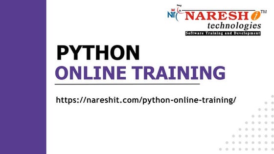 Python Introduction - Naresh i Technologies | PPTX